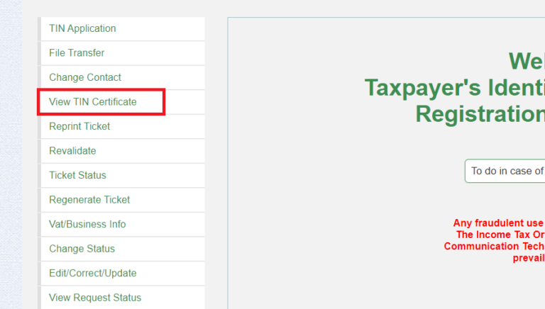 How to Recover e Tin Certificate in Bangladesh | eServicesbd